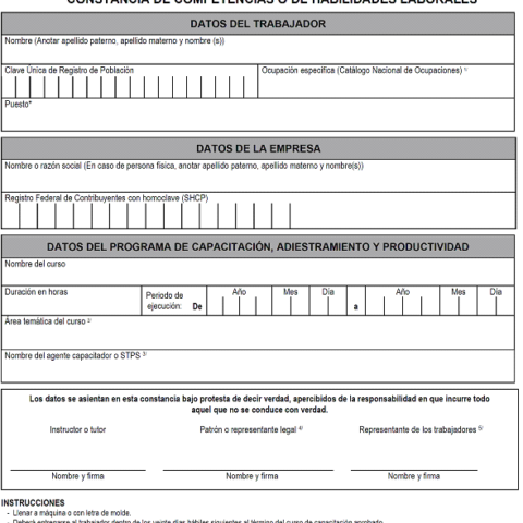 CERTIFICACIÓN DC-3 ANTE LA STPS - Siccpo DC3 Cursos